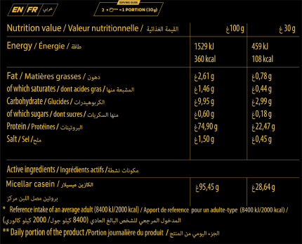 CASEIN (1000G) – GoldenBody